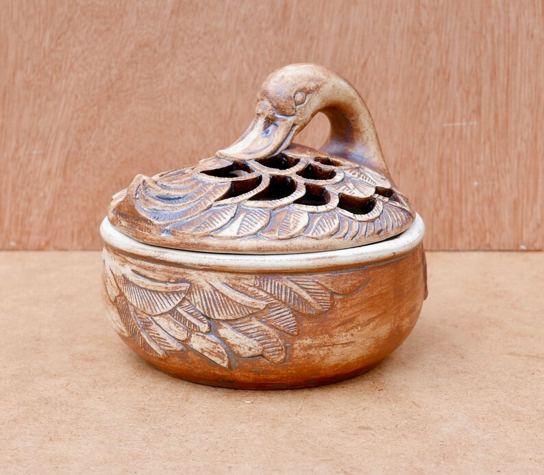 Vintage Studio Pottery Duck Potpourri by Quantock - Etsy UK