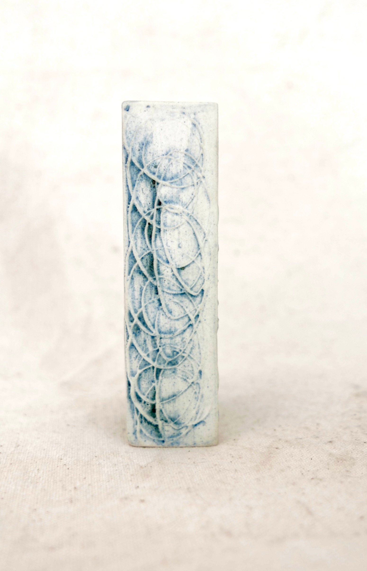 Vintage Carn Pottery Slab Vase - Etsy