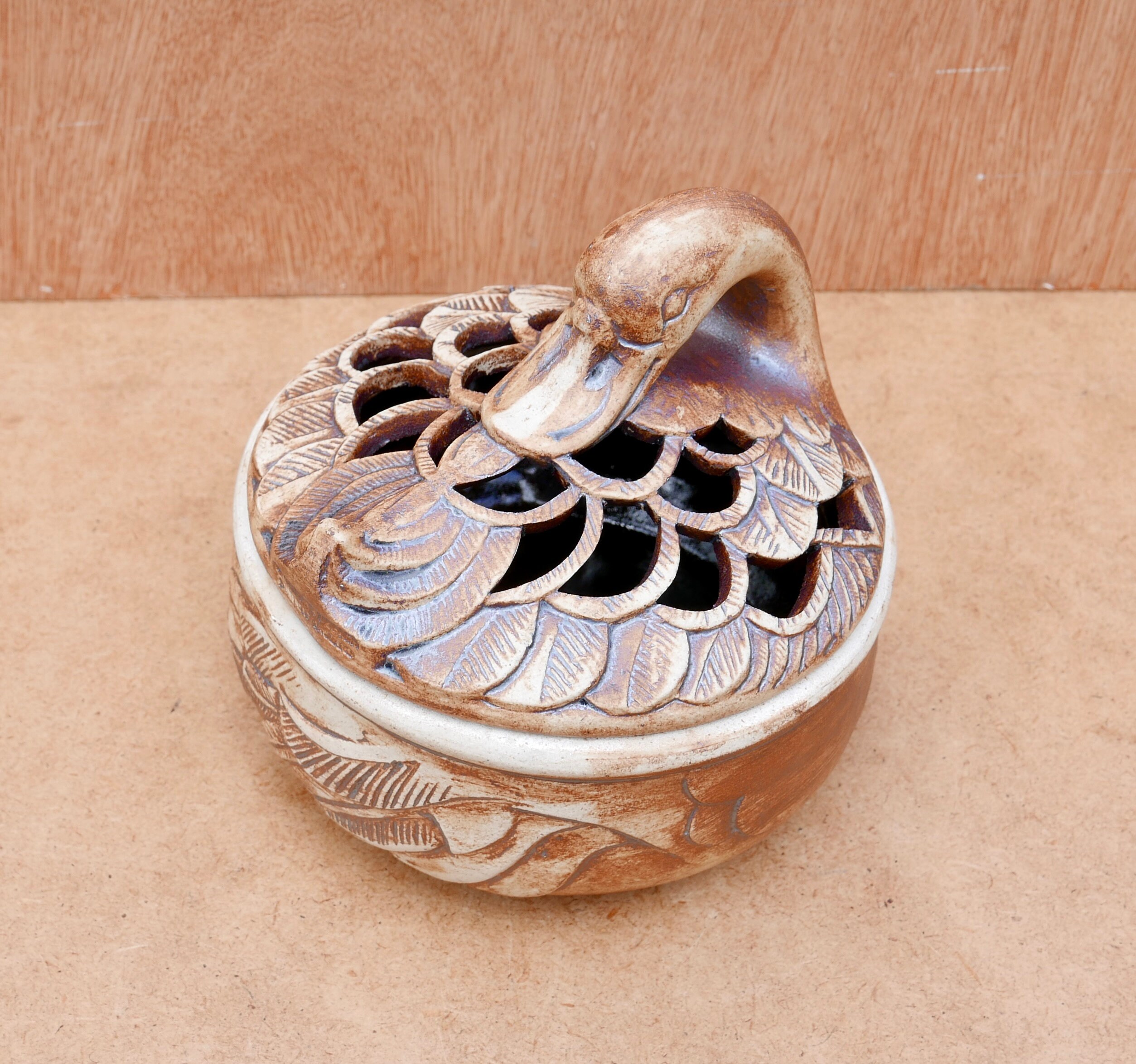 Vintage Studio Pottery Duck Potpourri by Quantock - Etsy UK