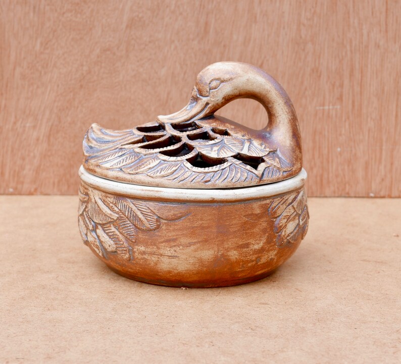 Vintage Studio Pottery Duck Potpourri by Quantock - Etsy UK