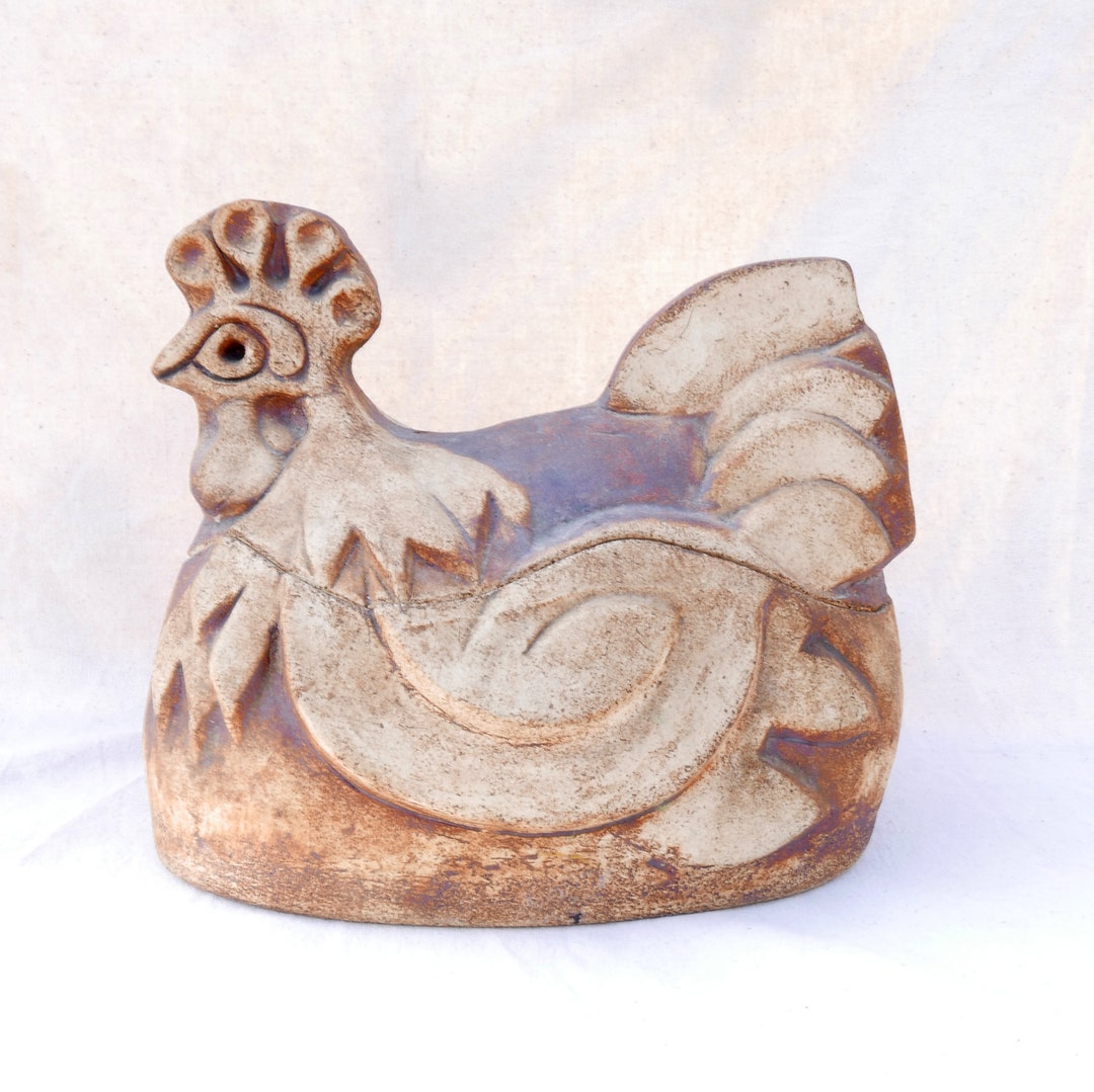 Vintage Studio Pottery Hen Casserole Dish by Quantock - Etsy
