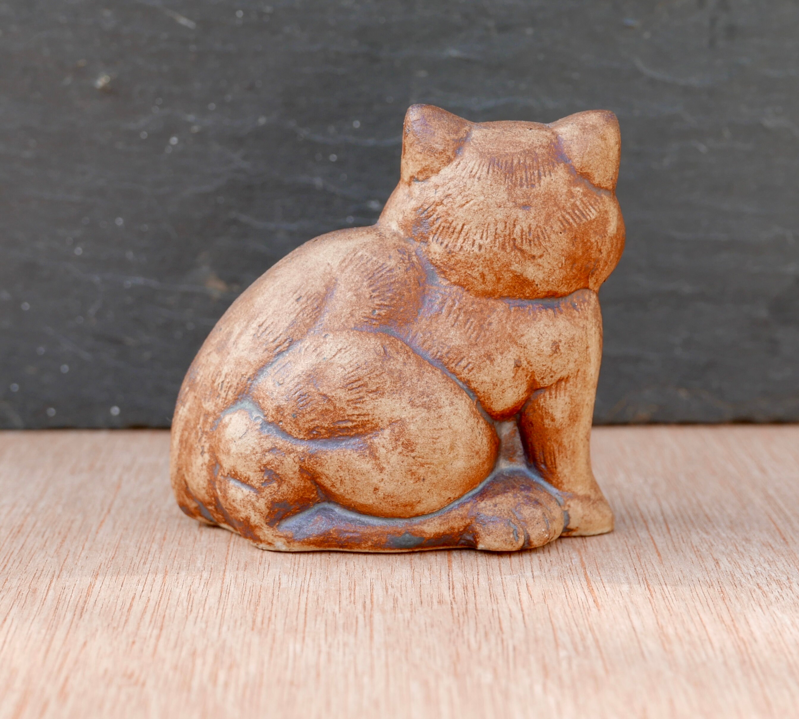 Vintage Studio Pottery Cat Figurine by Quantock - Etsy UK