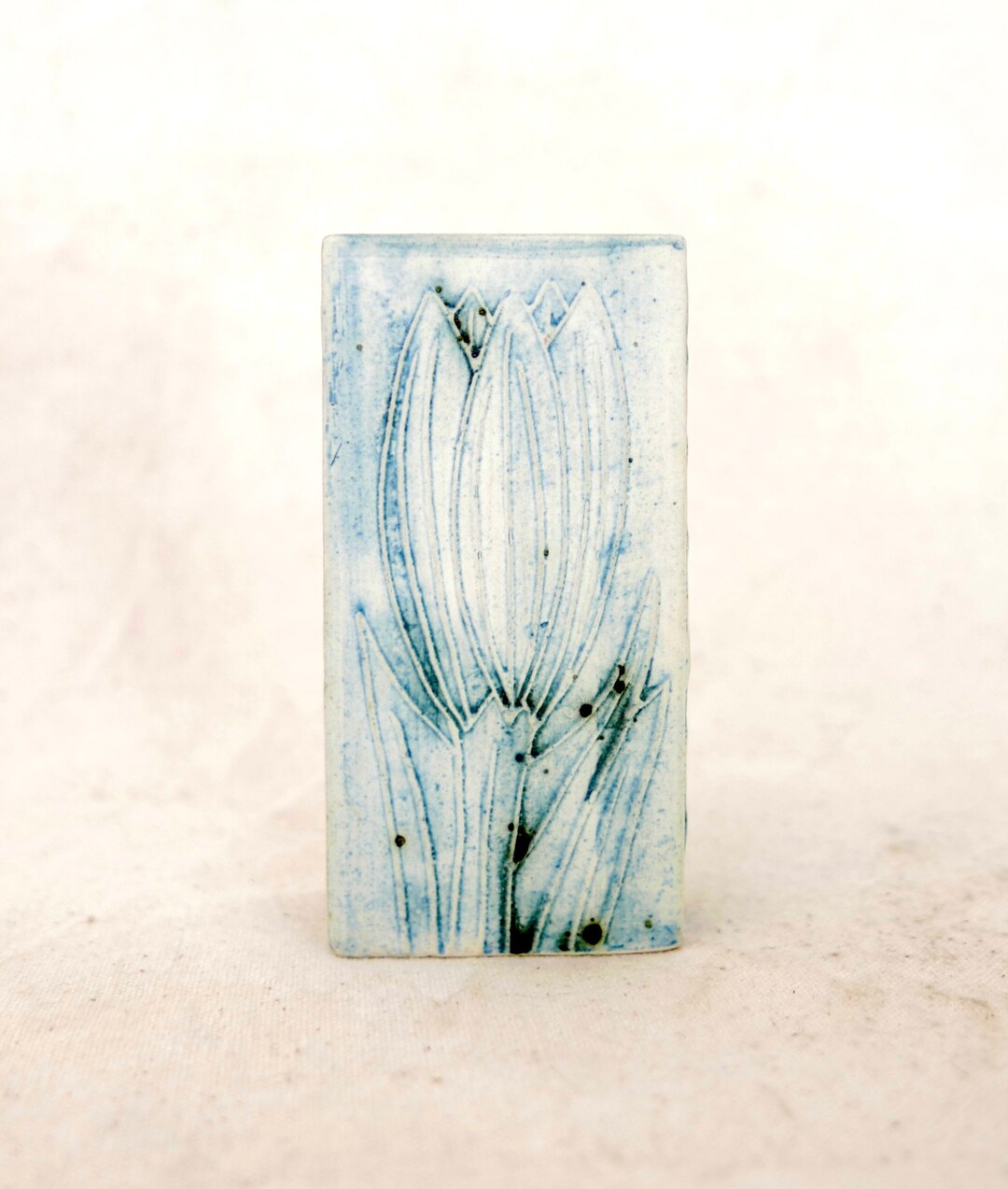 Vintage Carn Pottery Slab Vase - Etsy