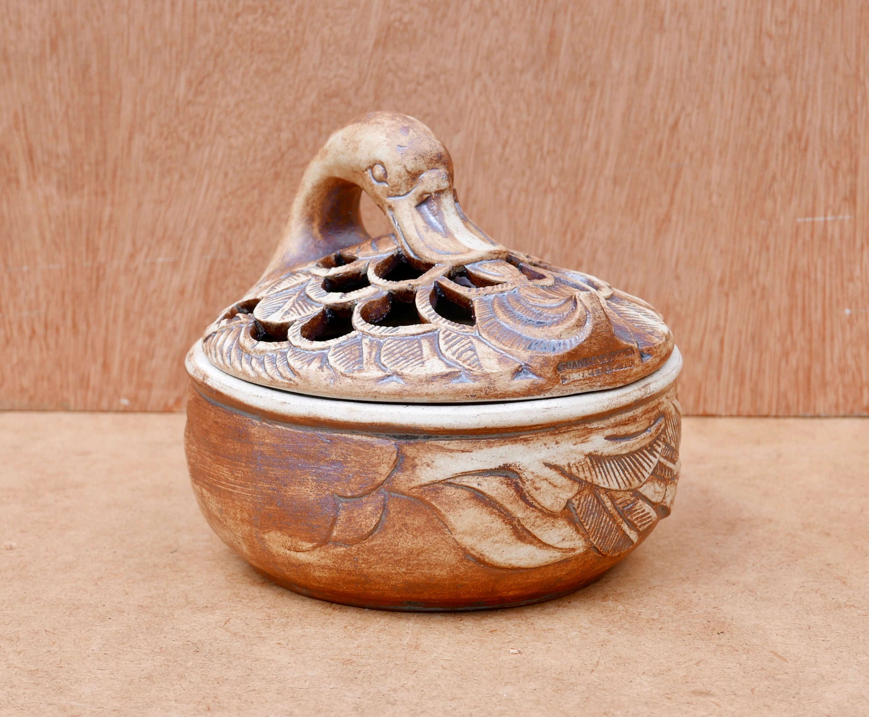 Vintage Studio Pottery Duck Potpourri by Quantock - Etsy UK
