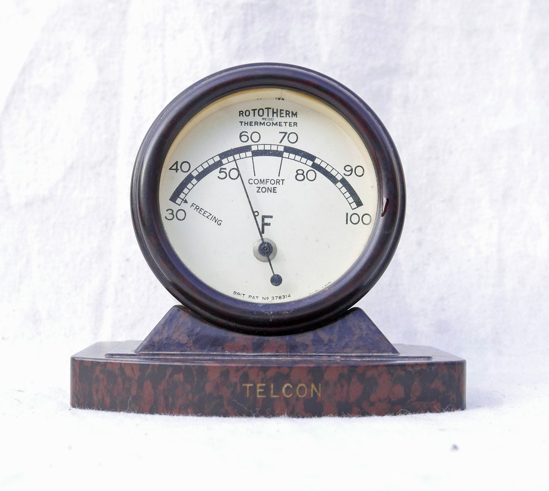 Art Deco 1930s Rototherm Thermometer - Etsy
