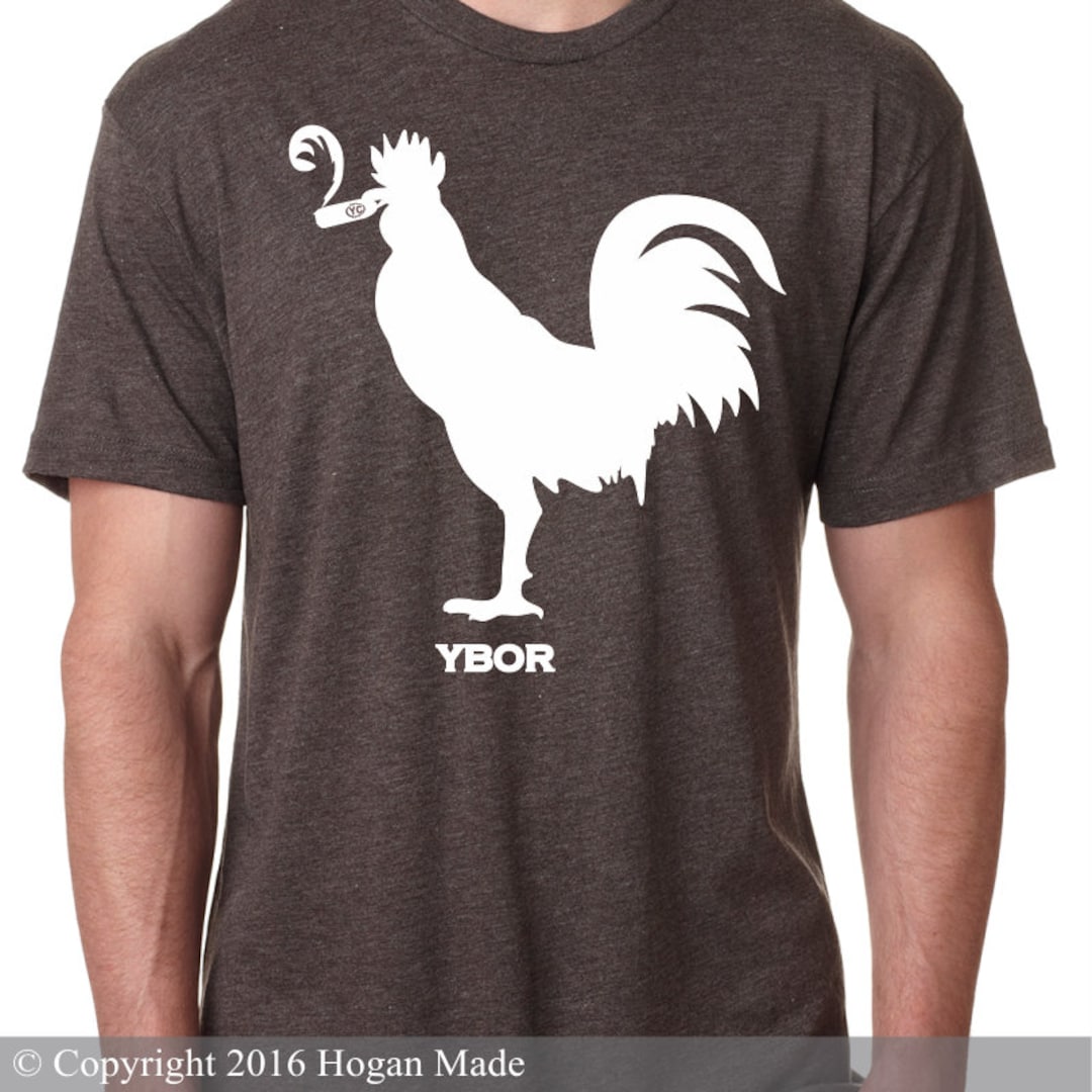 Smokin' Rooster Tee (machiatto) - Etsy