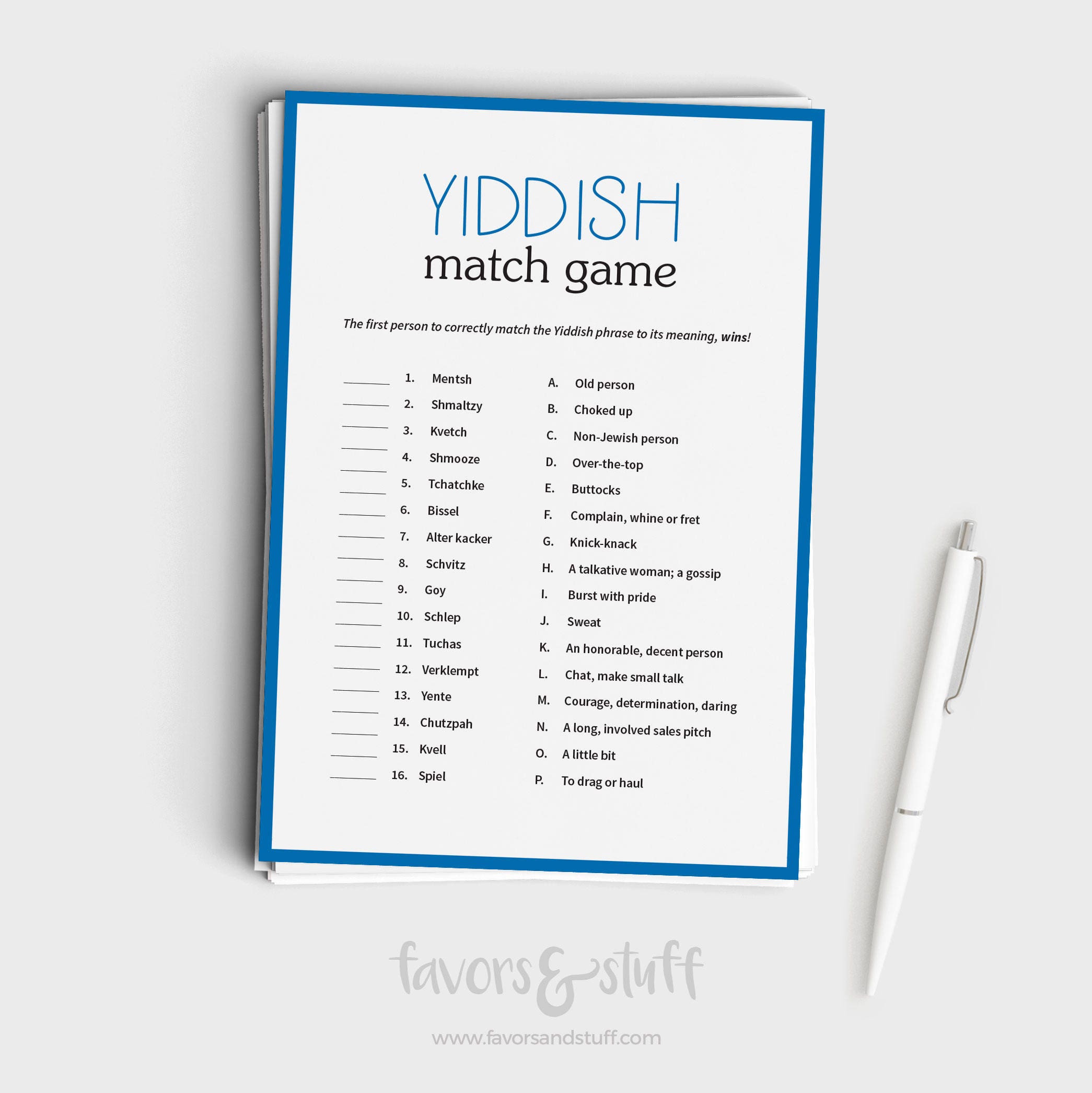 Hanukkah Party Games Bundle 3 Printable Chanukah Games Instant Download ...