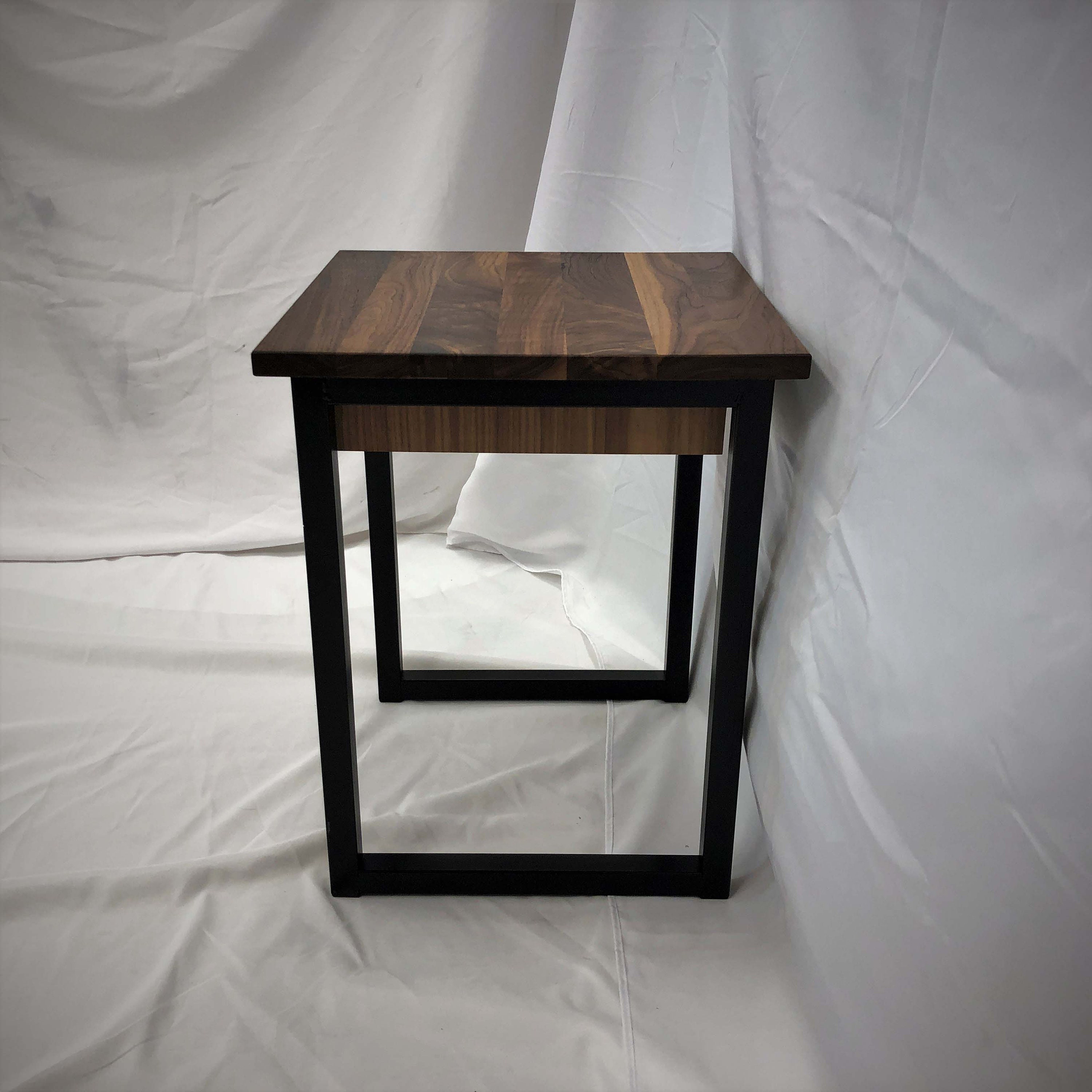 Turner Minimalist Side Table / Industrial End Table / Solid | Etsy