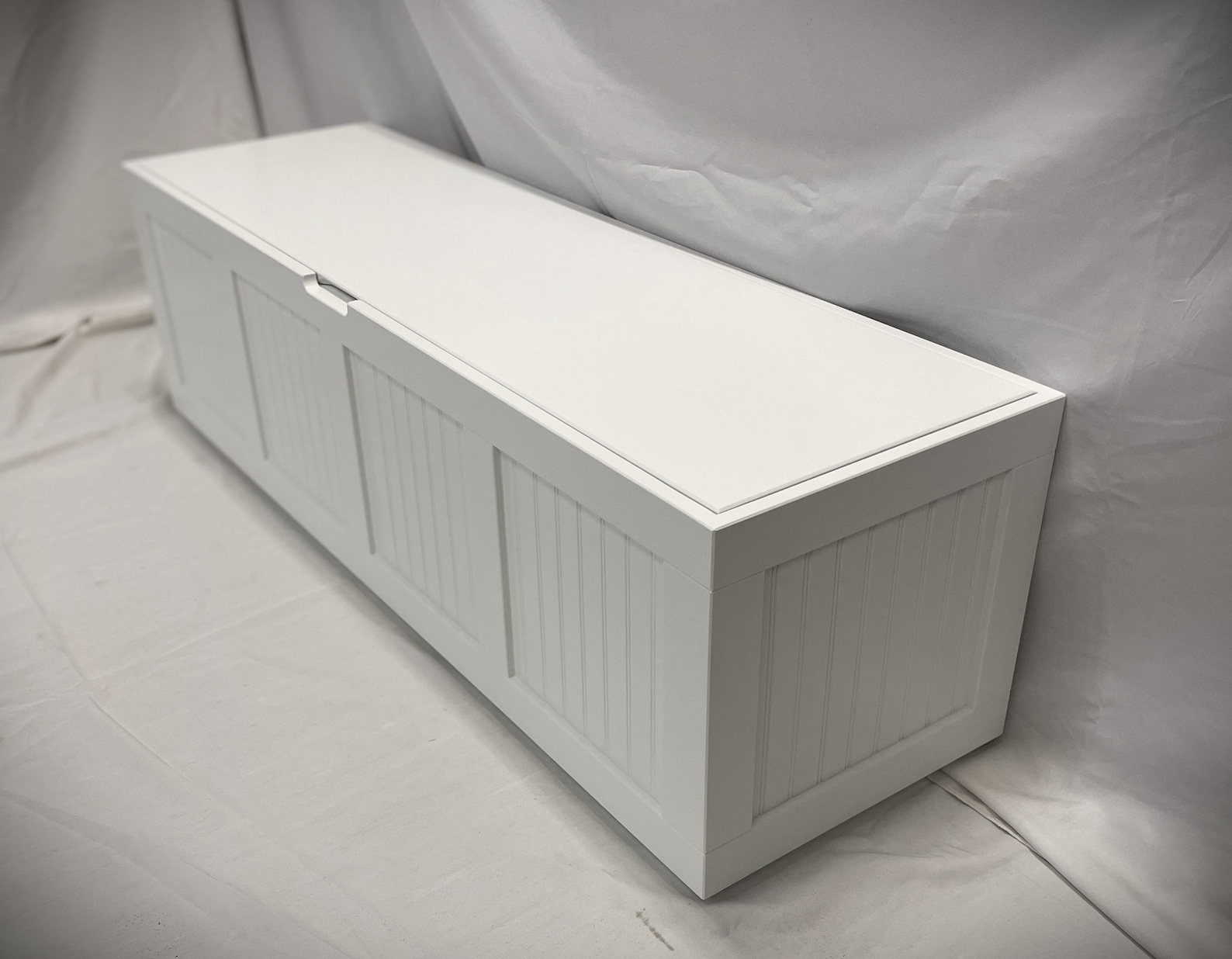 Cottage-style Storage Bench / Window Bench / Top-opening Banquette ...