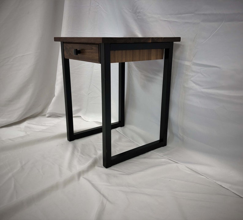 Turner Minimalist Side Table / Industrial End Table / Solid - Etsy