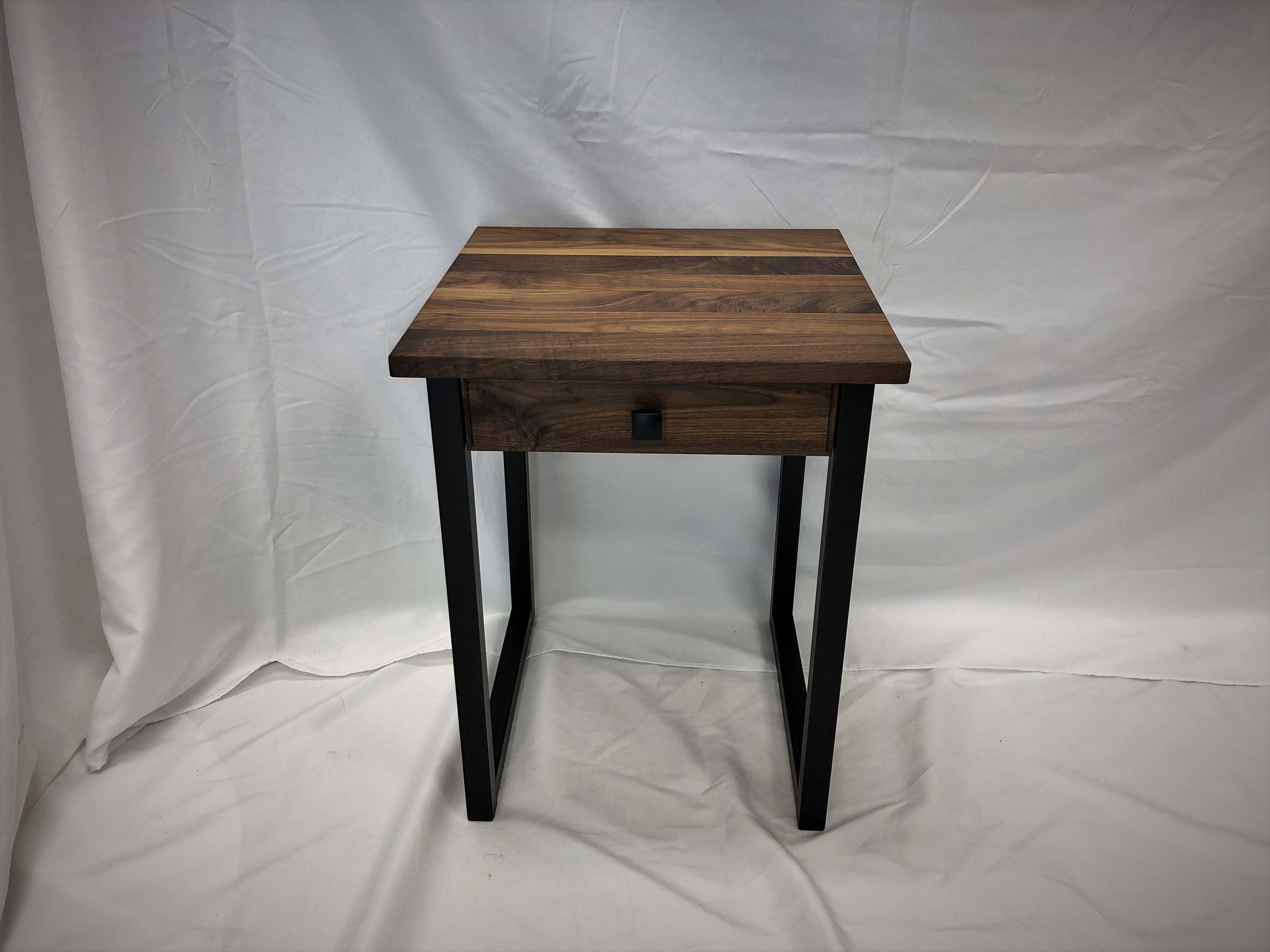 Turner Minimalist Side Table / Industrial End Table / Solid | Etsy