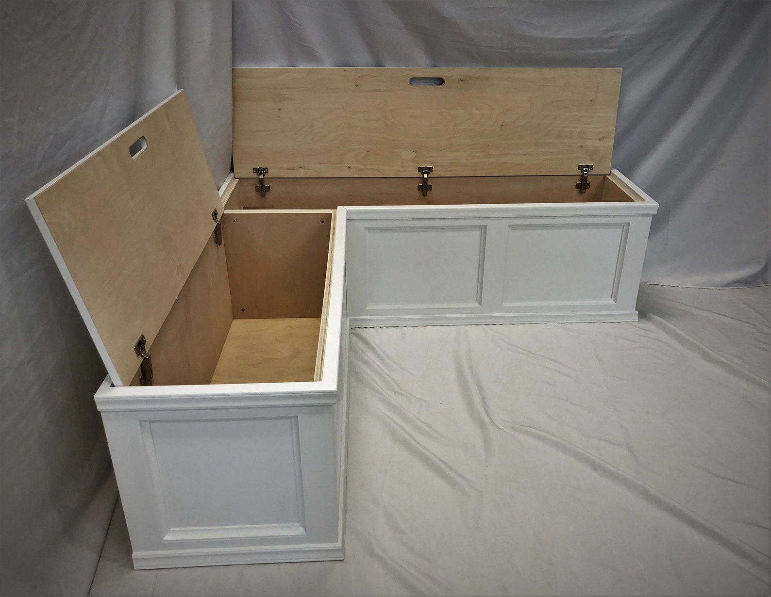 Traditional-style Corner Bench Set / Dining Banquette Bench / - Etsy