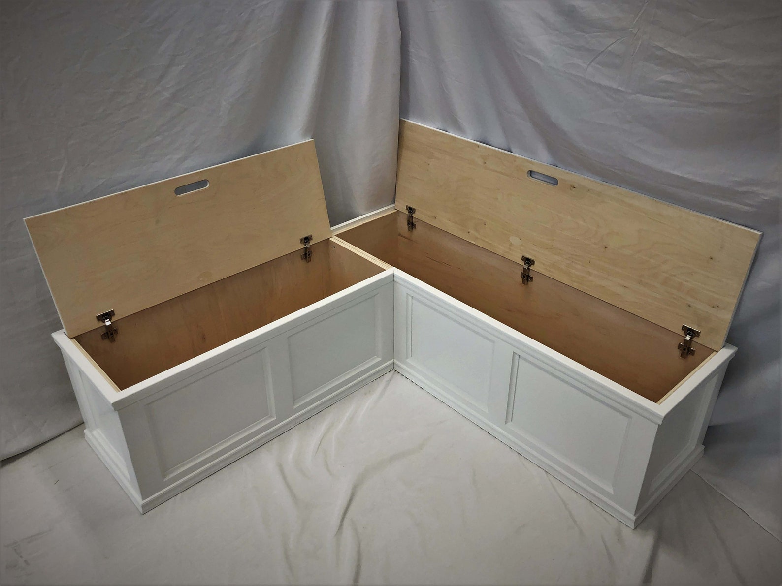 Traditional-style Corner Bench Set / Dining Banquette Bench / - Etsy