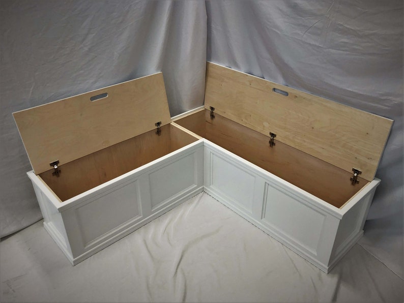 Traditional-style Corner Bench Set / Dining Banquette Bench / - Etsy