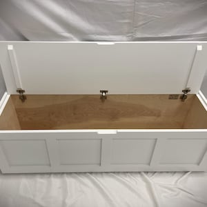 Shaker-style Storage Bench / Window Bench / Top-opening Kitchen Storage ...
