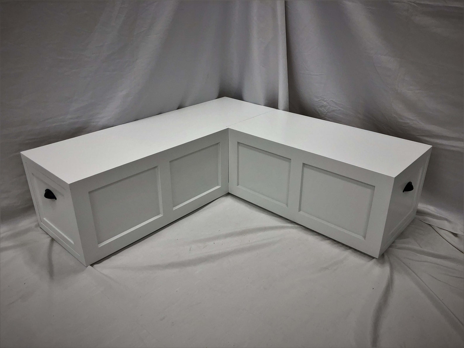 Shaker-style Corner Bench Set W/ Drawer Storage / Dining Banquette ...