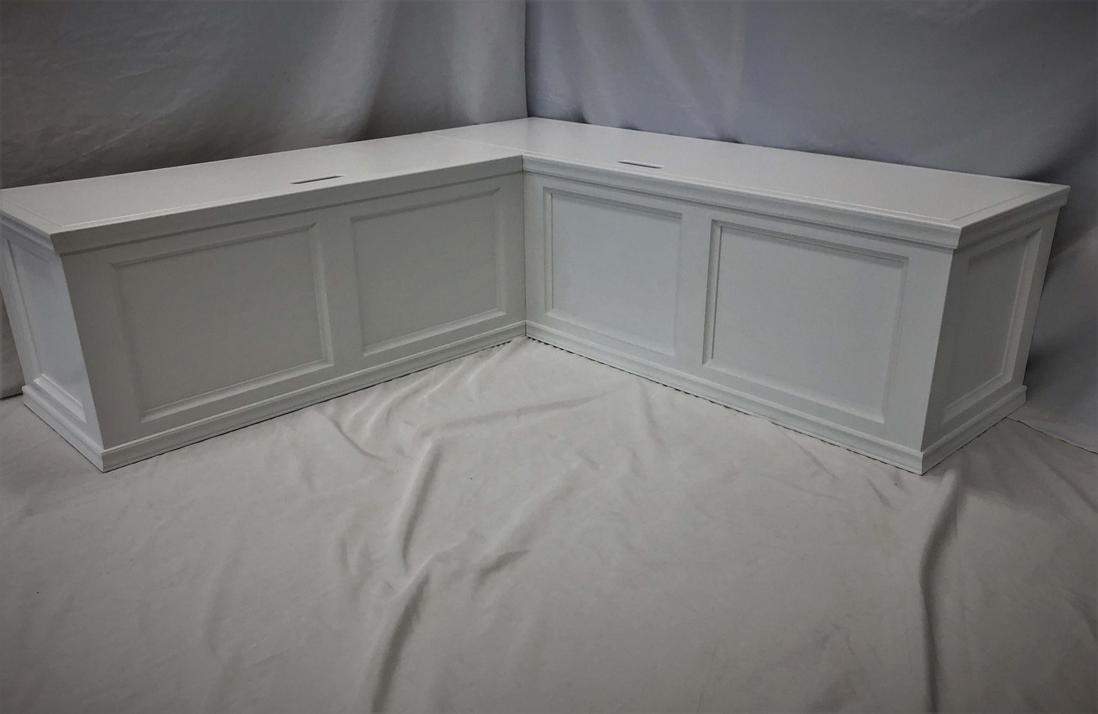 Traditional-style Corner Bench Set / Dining Banquette Bench / - Etsy