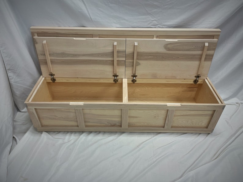 Shaker Storage Bench W/ Backrest / Top-opening Bench / Dining - Etsy