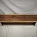 Walnut Live-edge Entryway Bench / Shoe Storage Bench / Reclaim Black ...