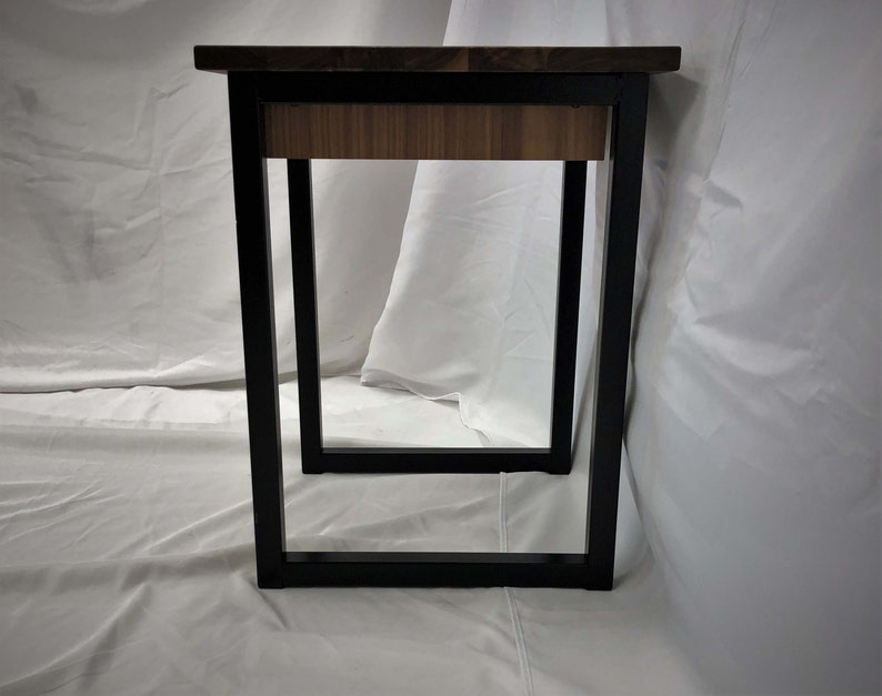 Turner Minimalist Side Table / Industrial End Table / Solid | Etsy