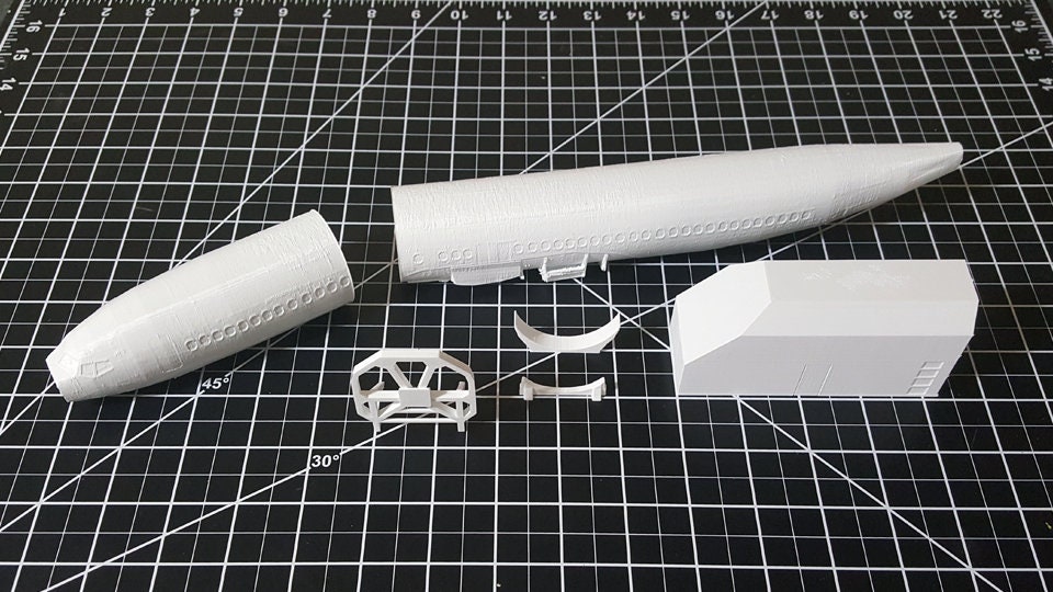 HO Scale Boeing 737-800 Flat Car Load Kit - Etsy