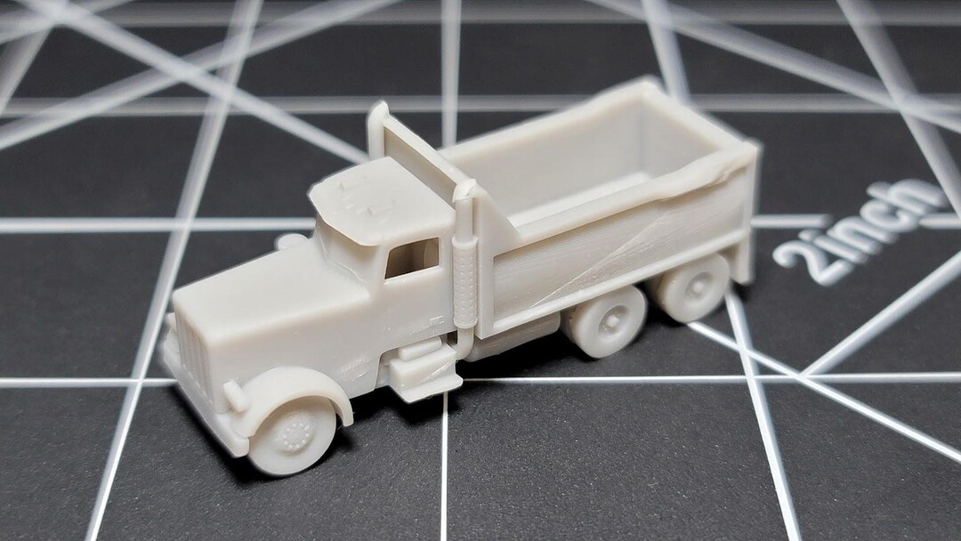 N Scale Resin Peterbilt Dump Truck Kit - Etsy