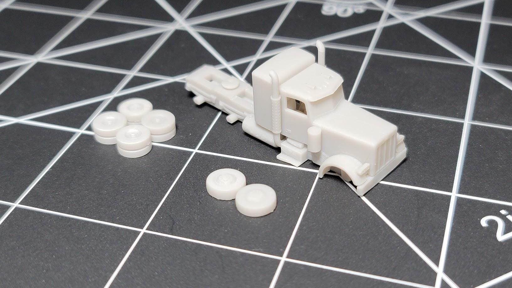 N Scale Resin Peterbilt Semi Tractor Kit - Etsy