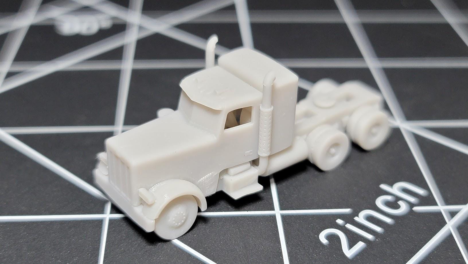 N Scale Resin Peterbilt Semi Tractor Kit - Etsy