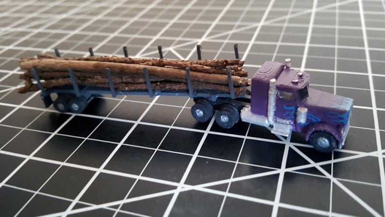 N Scale Logging Trailer Kit - Etsy