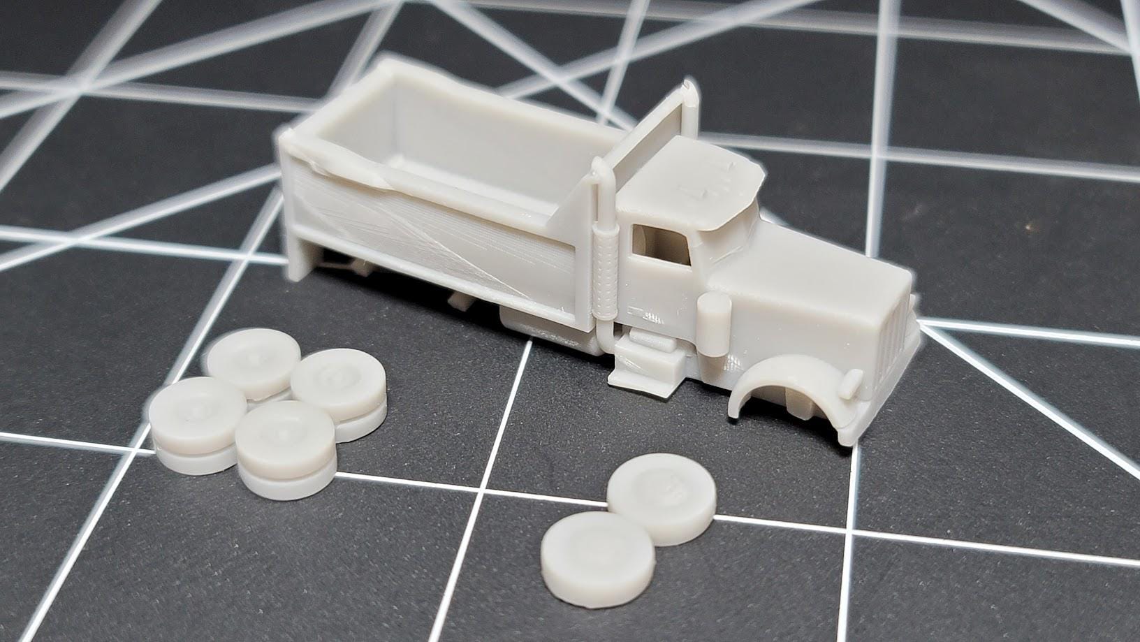 N Scale Resin Peterbilt Dump Truck Kit - Etsy