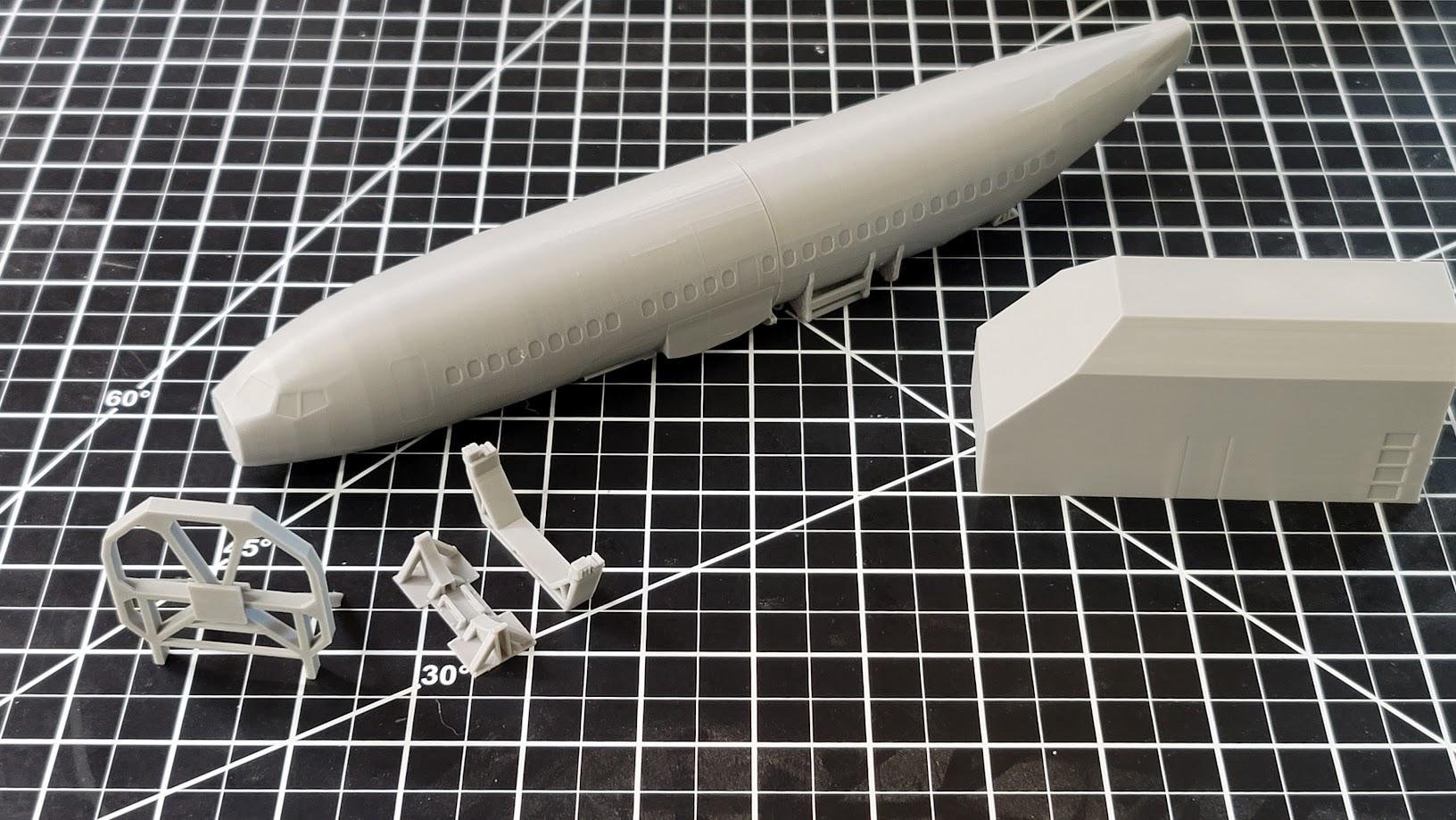 HO Scale Boeing 737-600 Flat Car Load Kit - Etsy