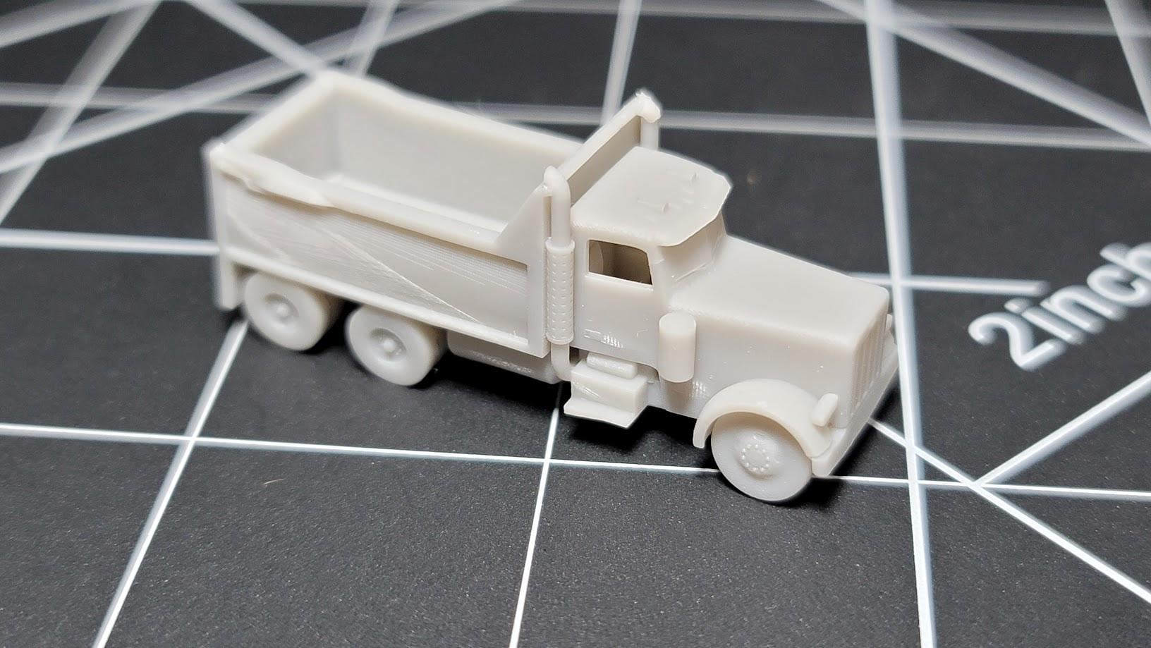 N Scale Resin Peterbilt Dump Truck Kit - Etsy