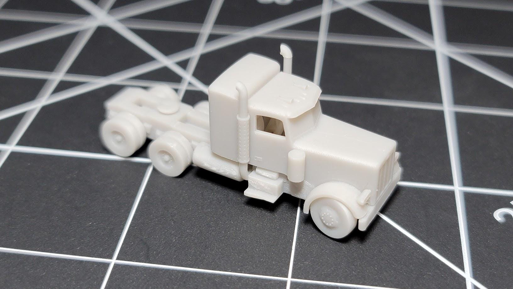 N Scale Resin Peterbilt Semi Tractor Kit - Etsy