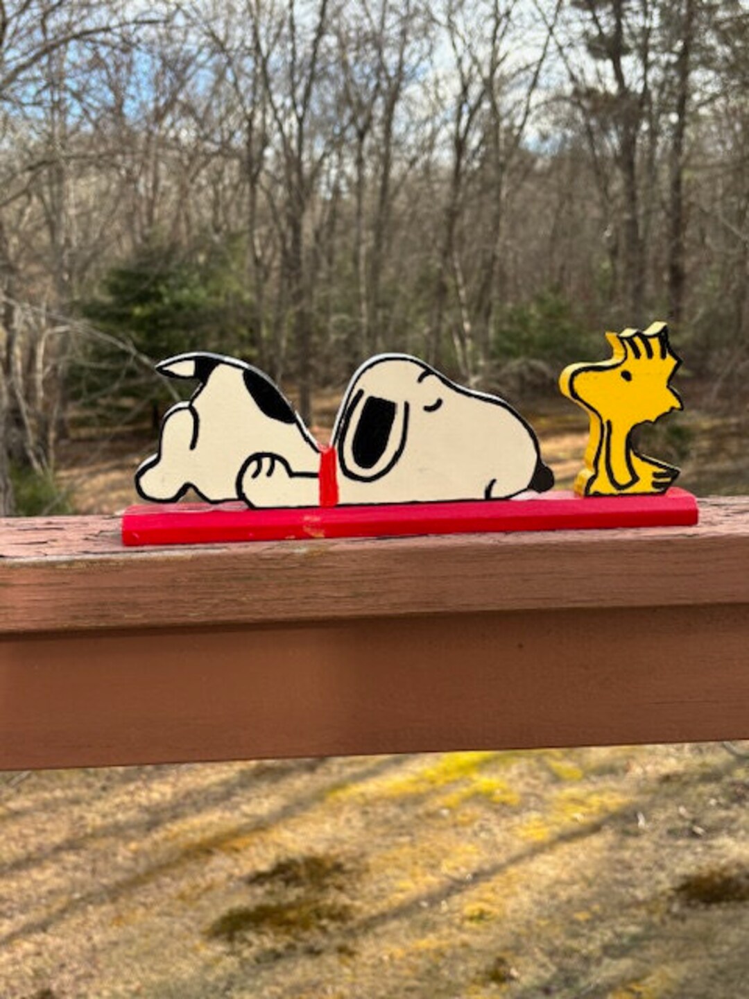 Snoopy and Woodstock Mail Box Topper - Etsy