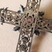 Victorian Filigree Cross Medallion With Pastes - Etsy