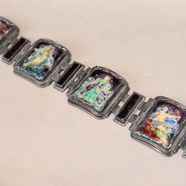 Enameled Bracelet - Etsy