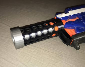 M60 Machine Gun Style Barrel Extension for Nerf N-Strike or