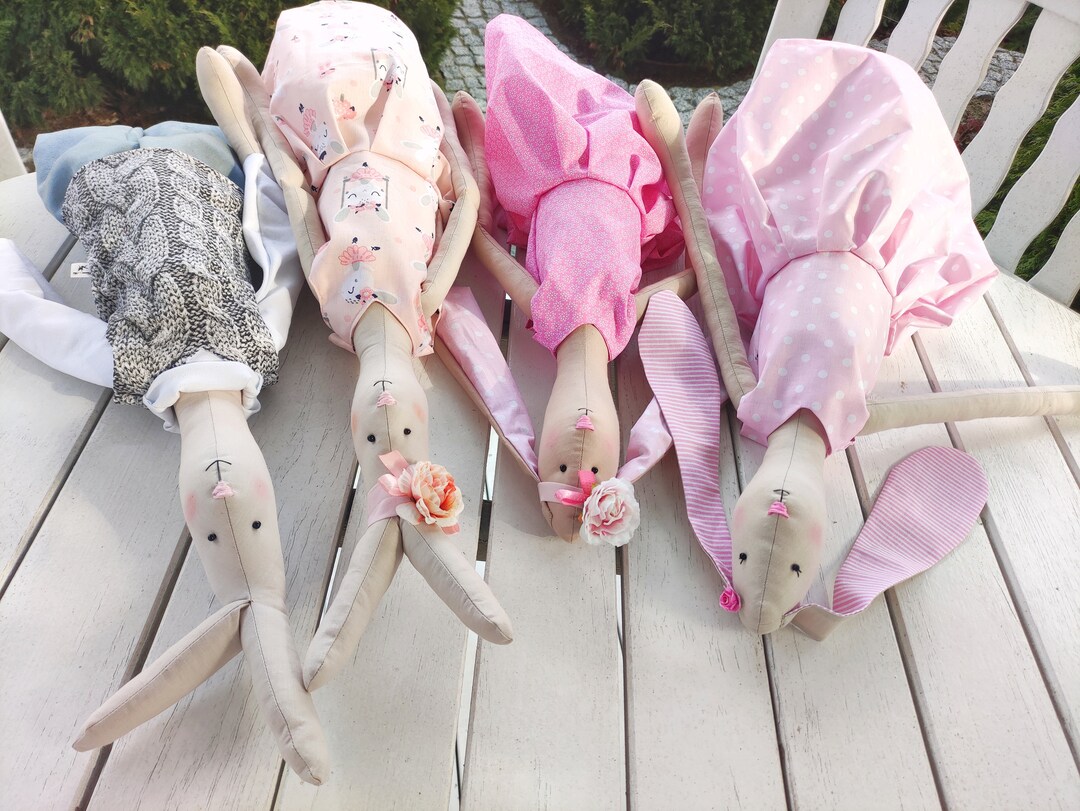 Big Easter Bunny, Tilda Bunny, Rabbit, Bunny Toy, Animal Toy, Easter ...