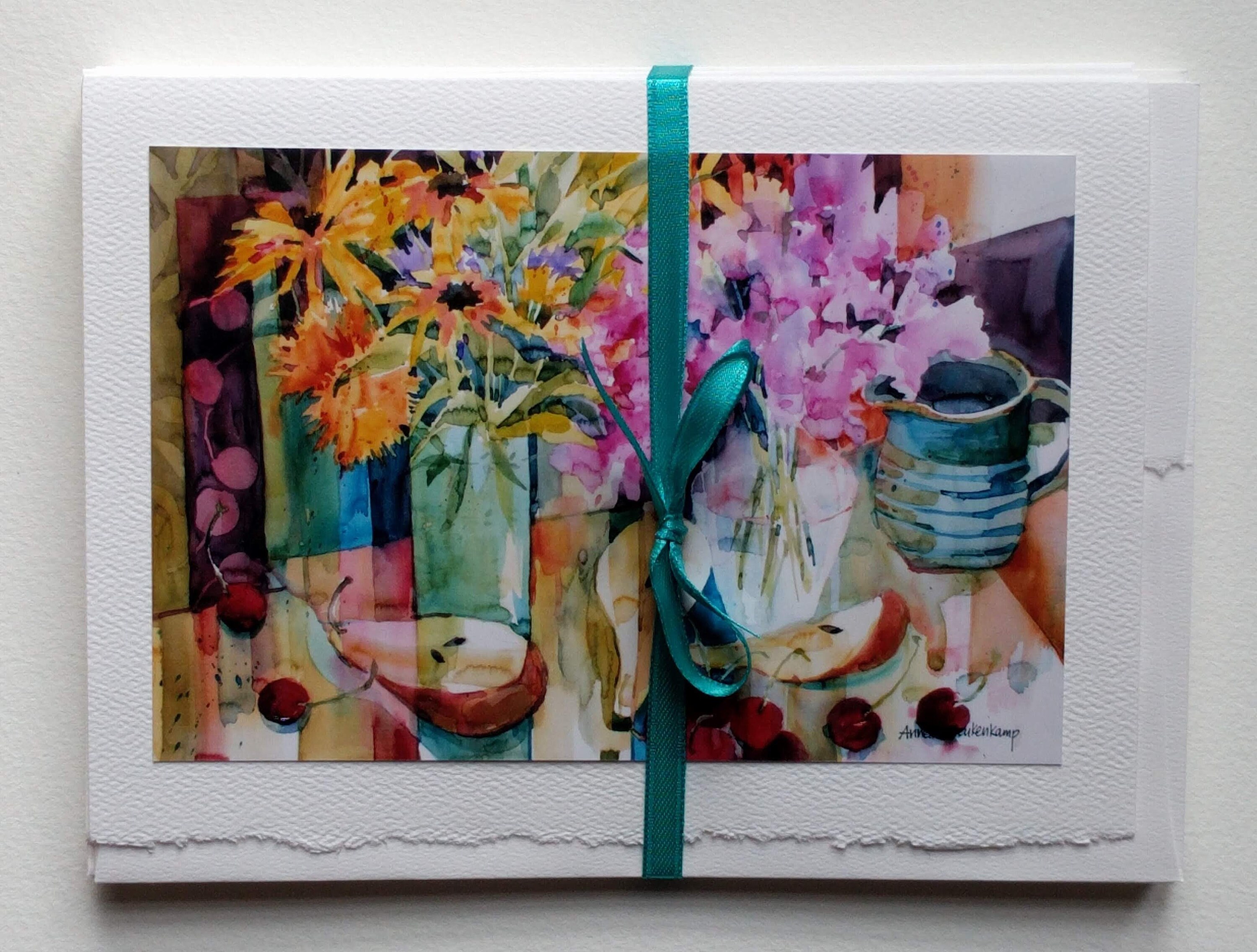 Multi Colored Card Set - Etsy