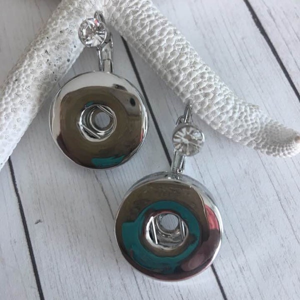 Snap Button Earrings - Etsy