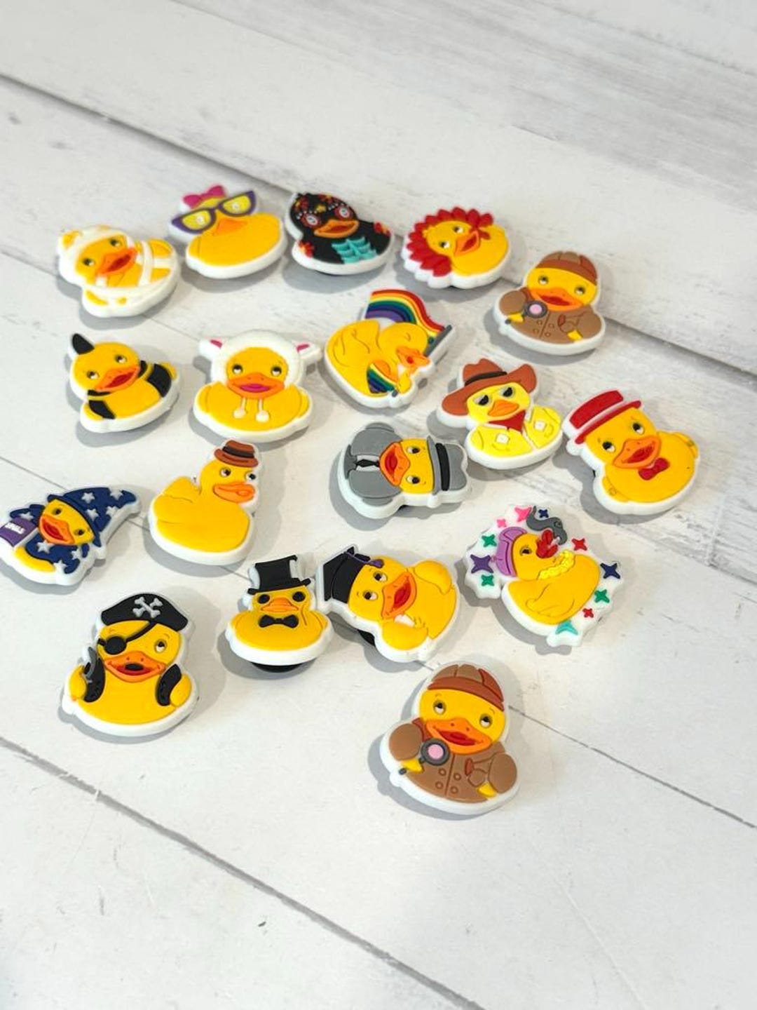 Duck Shoe Charms,ducks,rubber Duck Shoe Clips,fun Yellow Duck Shoe ...