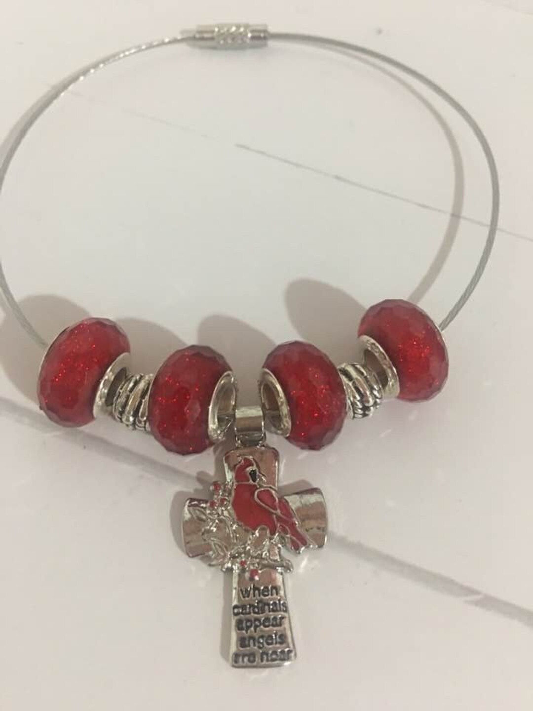 Cardinal Car Charm,cardinals,memorial Gift,cardinal Ornament,cardinal ...