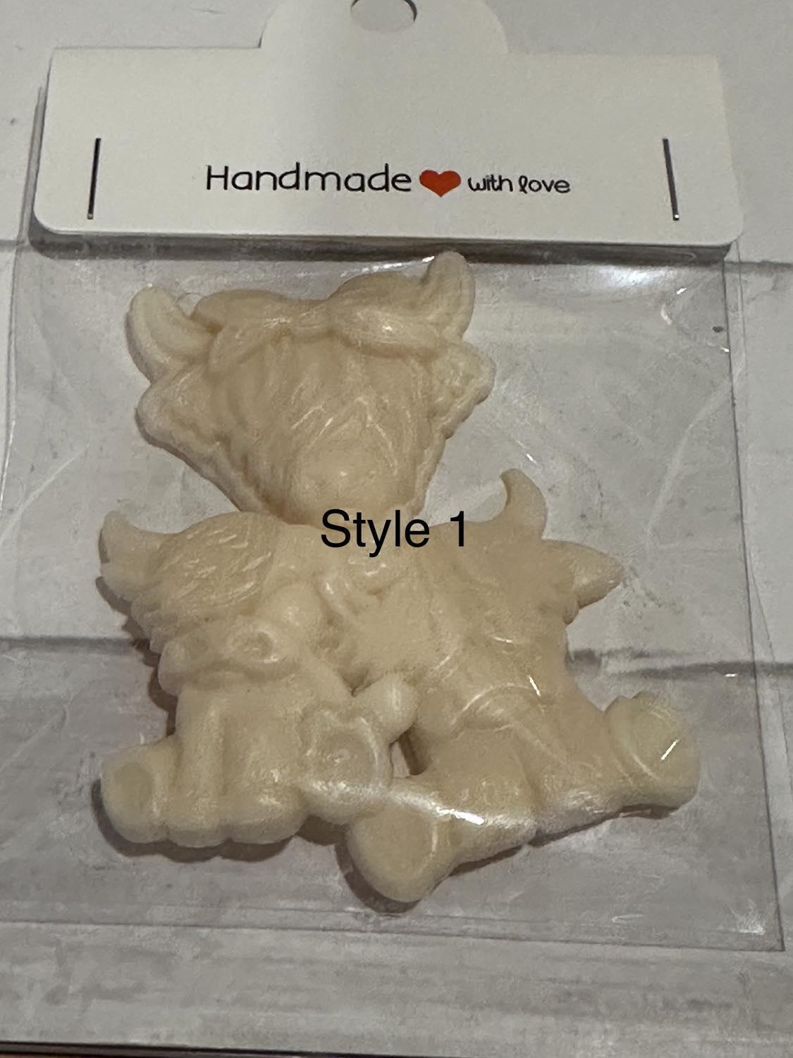 Highland Cow Wafer Soaps,highland Cows,highland Cow Theme Guest Soaps ...