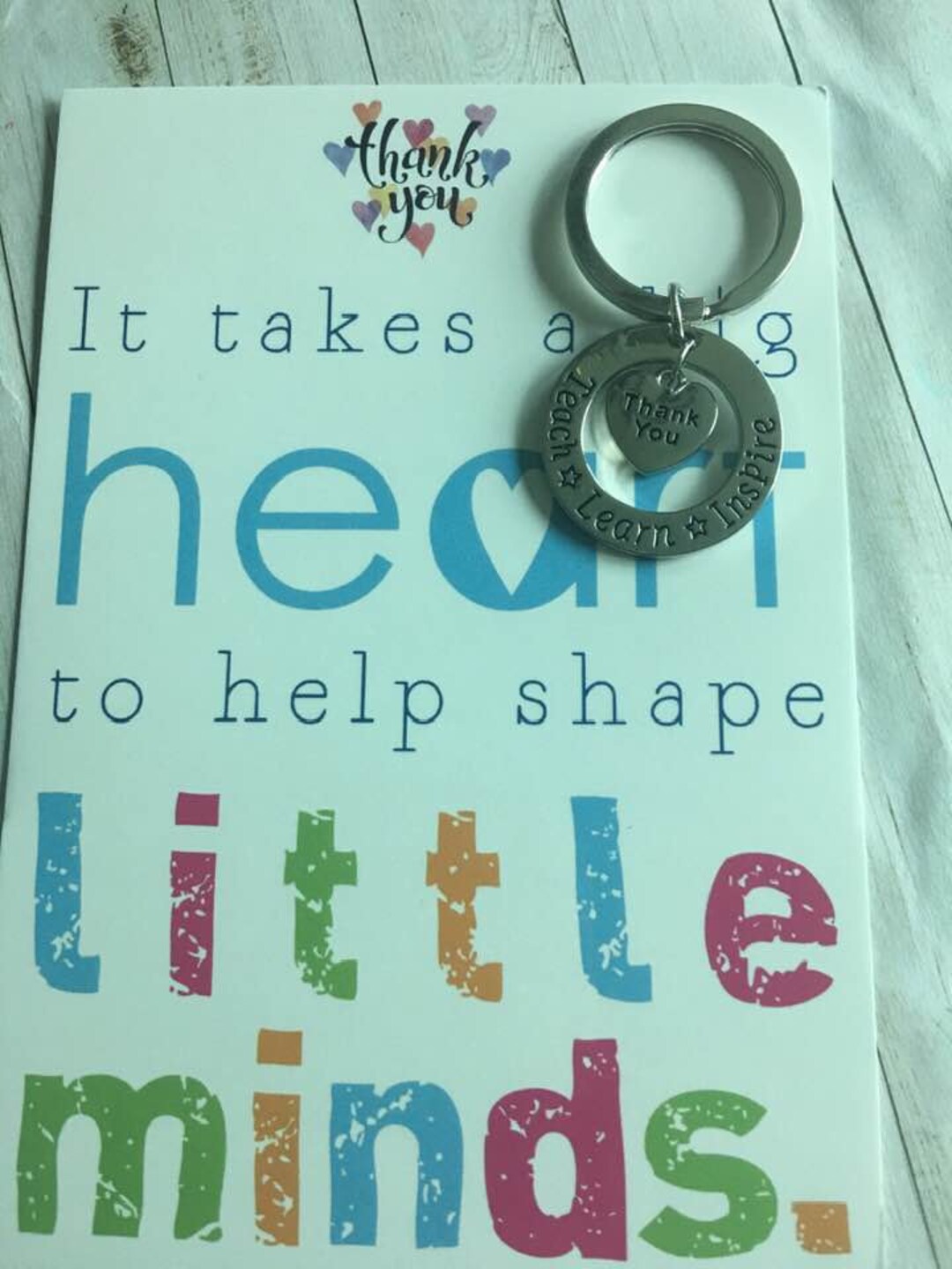 Teacher Keychain & Poem Card,teacher Gift,teacher Keyring,teacher Key ...