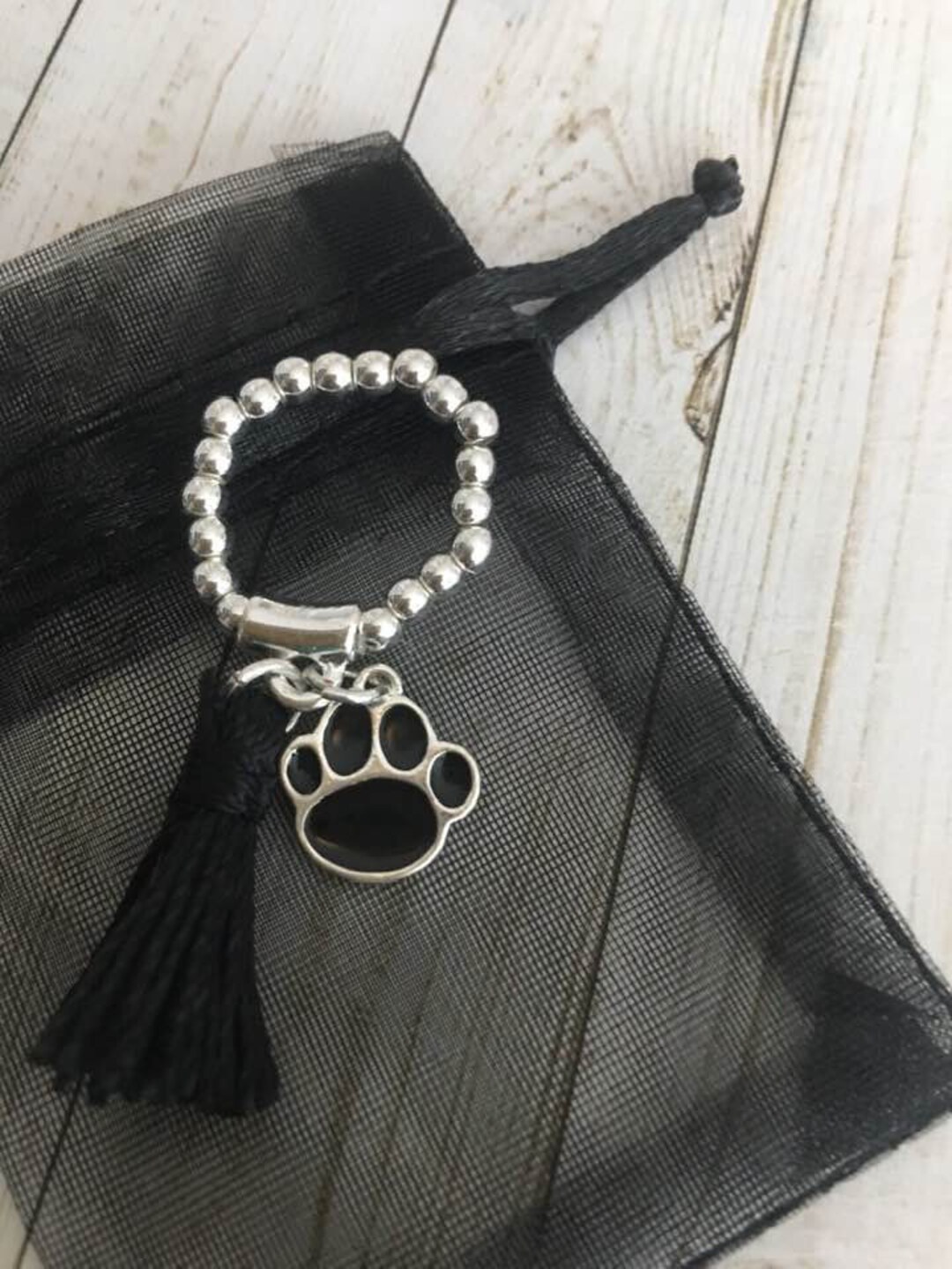 Paw Print Stretch Ring,dog Lovers Ring,animal Lovers Ring,puppy.vet ...