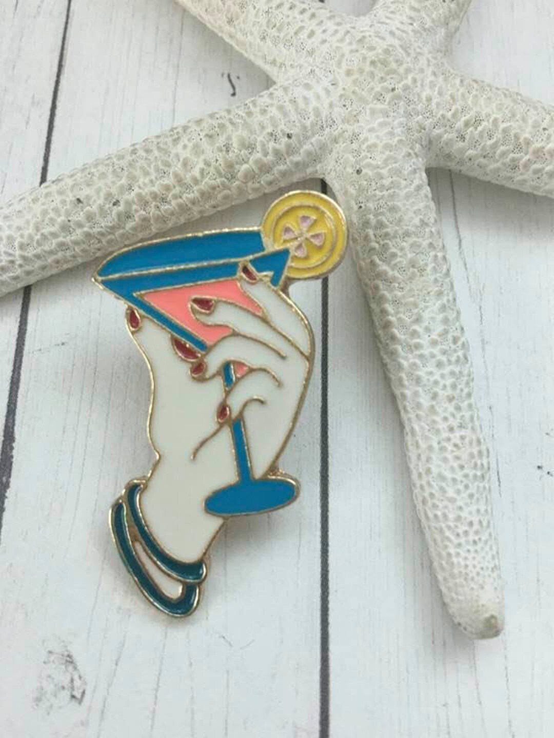 Cocktail Pin,drink Pinch Back Pin,cocktail Lapel Pin,happy Hour Hat Pin ...