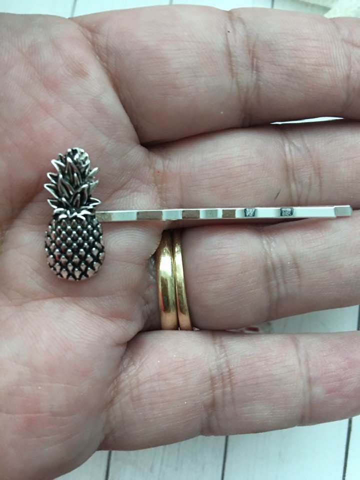 Fun Hair Pinspineapple Hair Pinflipflop Hair Pinsand Dollar | Etsy