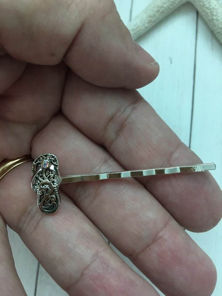 Fun Hair Pinspineapple Hair Pinflipflop Hair Pinsand Dollar - Etsy