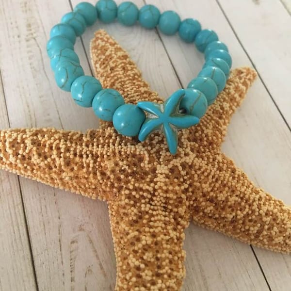 Starfish Stretch Bracelet - Etsy