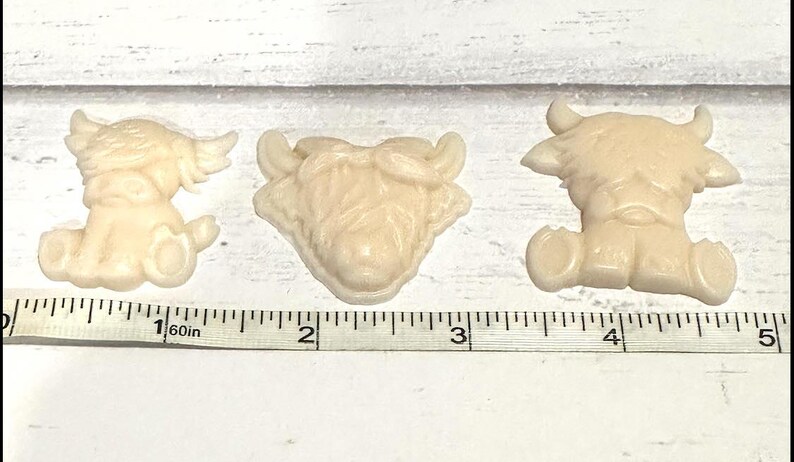 Highland Cow Wafer Soaps,highland Cows,highland Cow Theme Guest Soaps ...